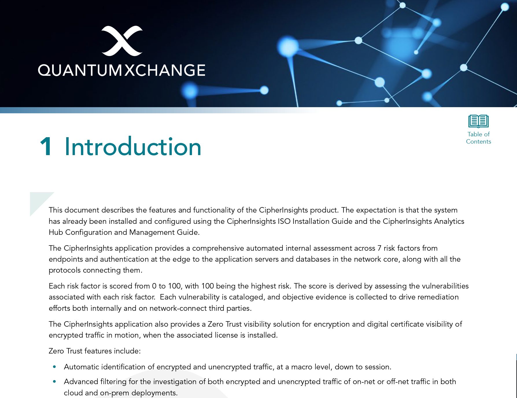 System Reference Guide for CipherInsights from Quantum Xchange ...