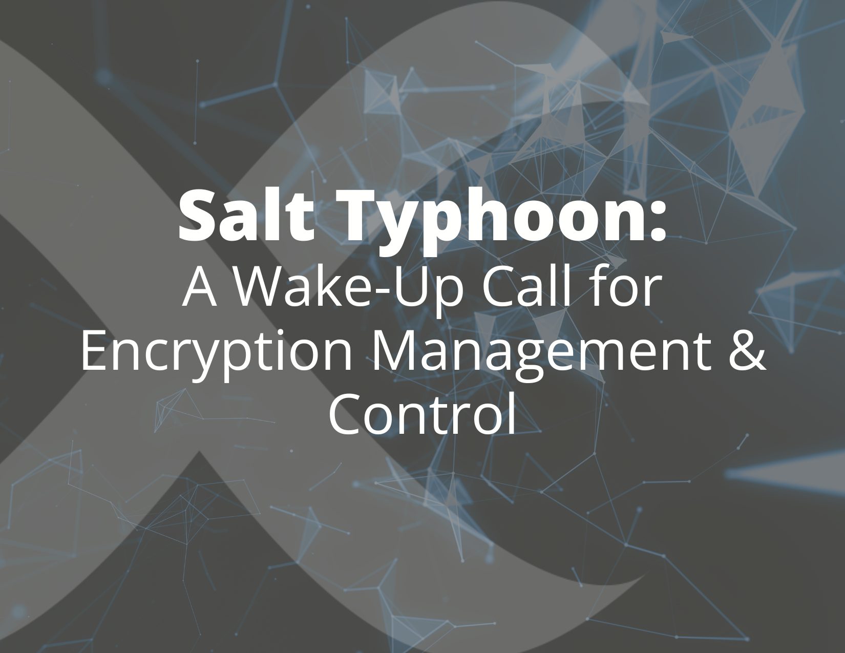 Salt Typhoon Hack: A Wake-Up Call for Encryption Management